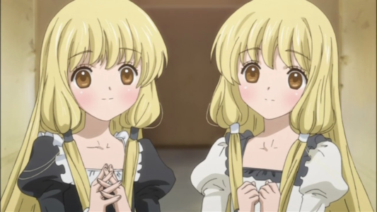 Anime Girl Identical Twins